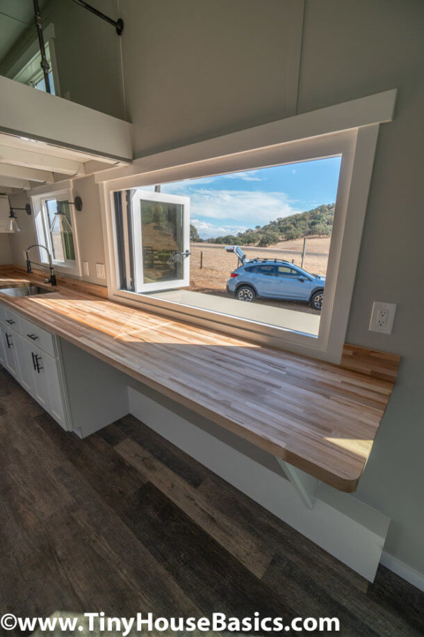 The 28ft Entertaining Abode Model Tiny House Tour and Video | Tiny ...